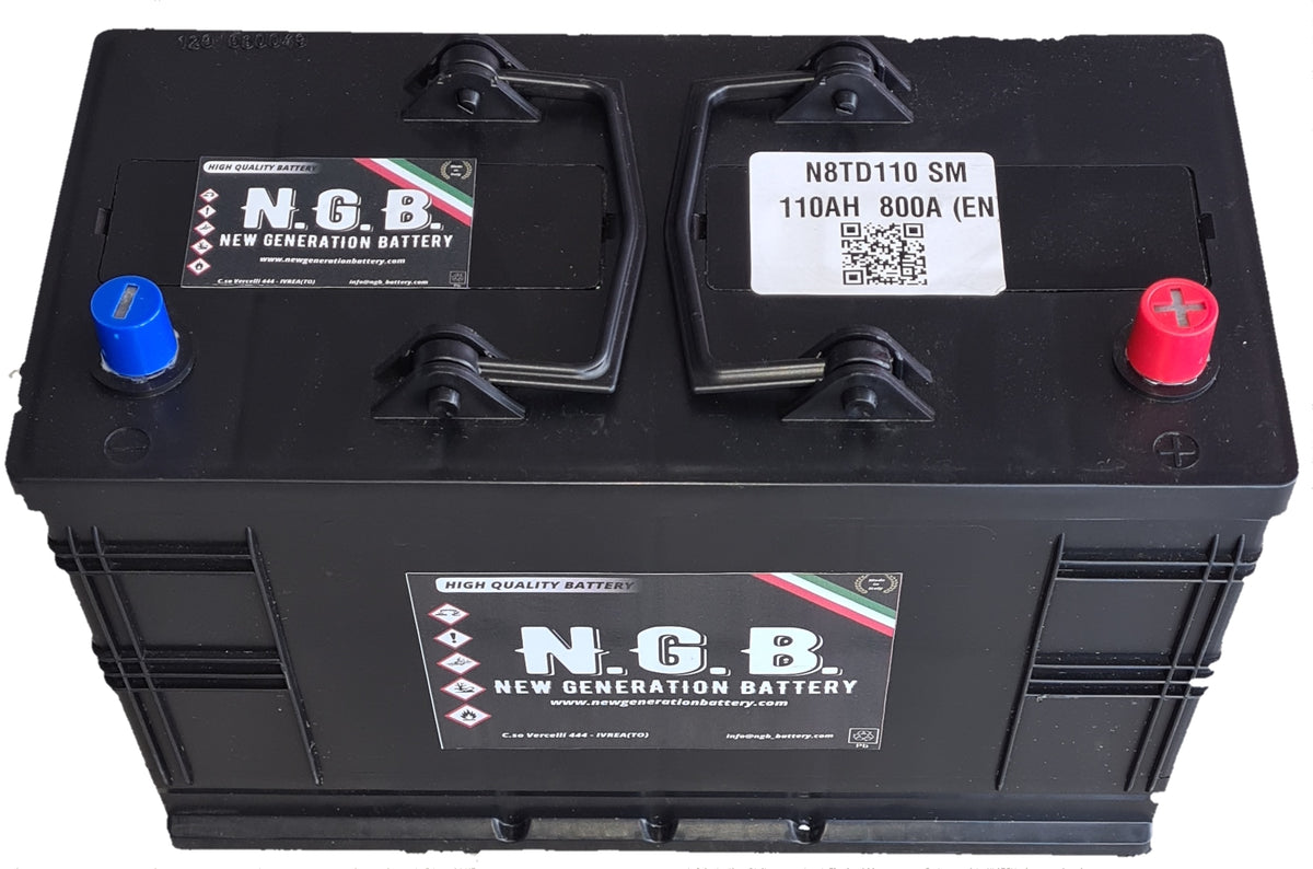 Batteria Auto Ngb N8TD110 12V 110AH 850A (EN) – NGB Battery